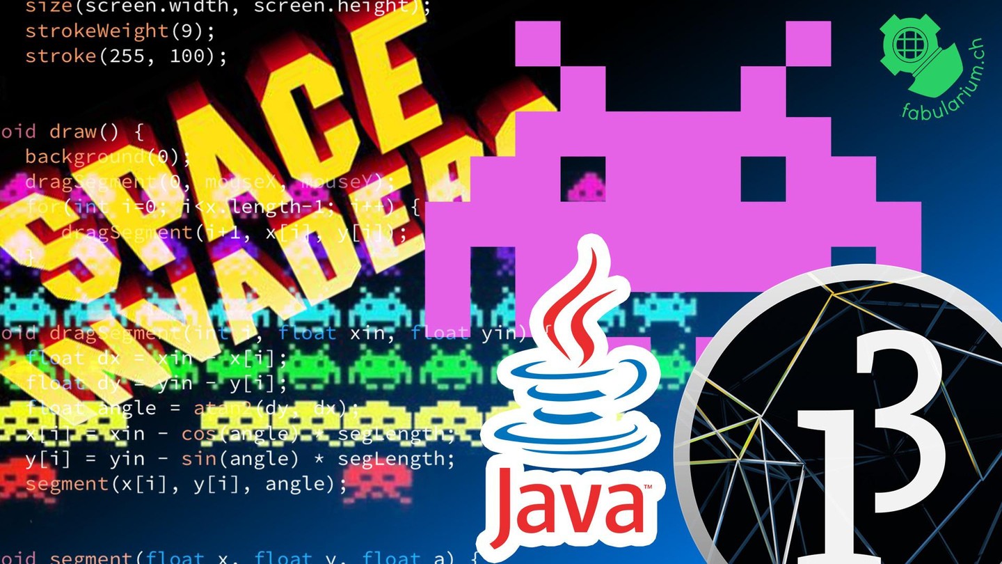 Space Invaders en Java : enfants 11 à 15 ans (aussi en télé-travail) - EPFL