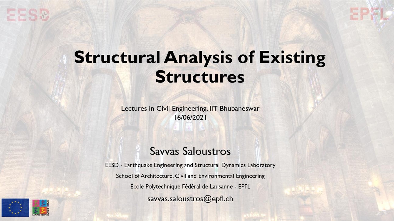 Earthquake Engineering and Structural Dynamics Laboratory ‐ EPFL