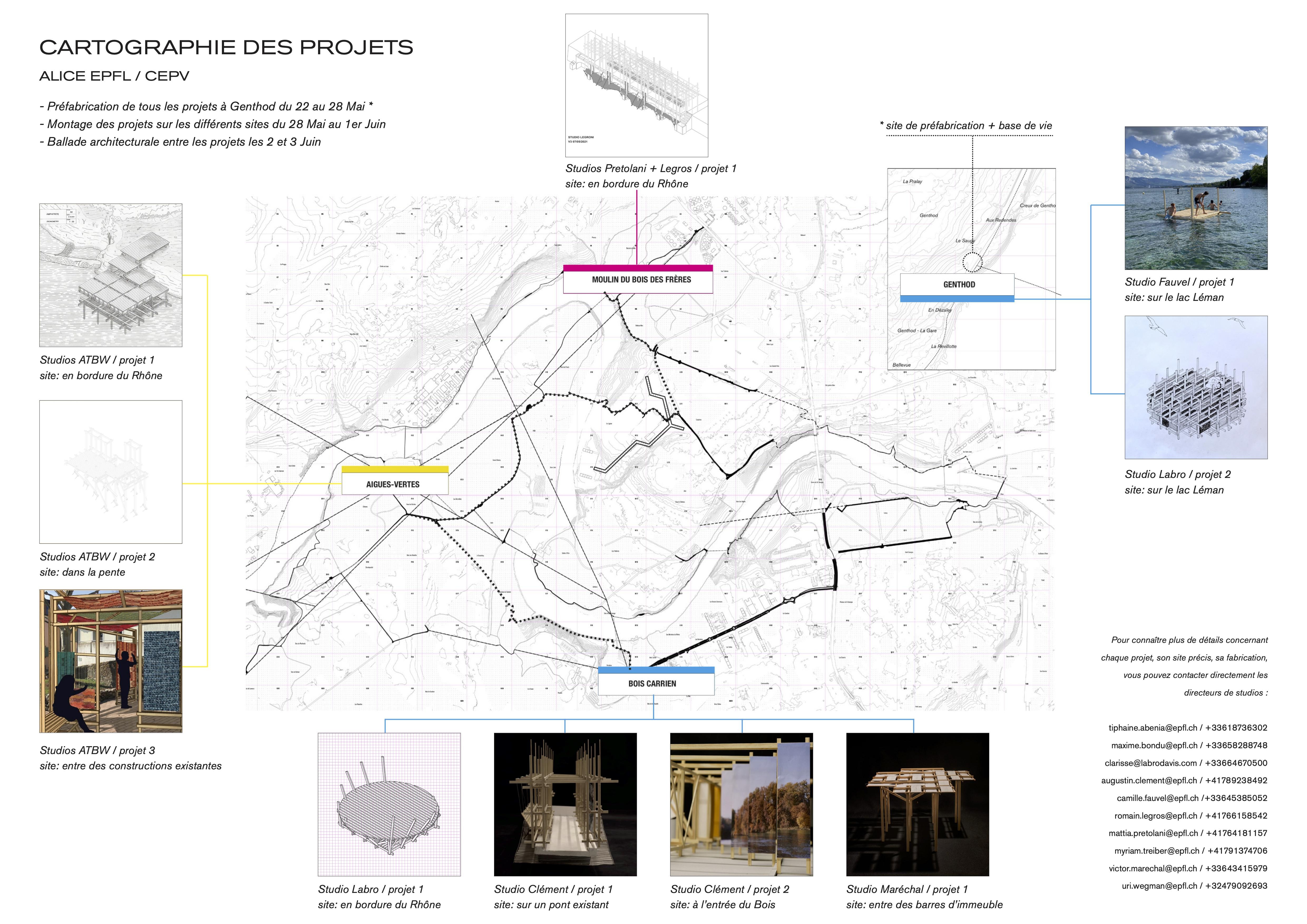 EPFL architecture students explore outdoor spaces in Geneva Canton - EPFL