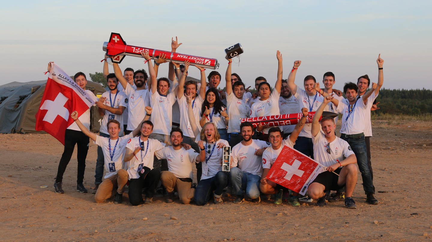 EPFL Rocket Team crowned European champion of rocket launching - EPFL