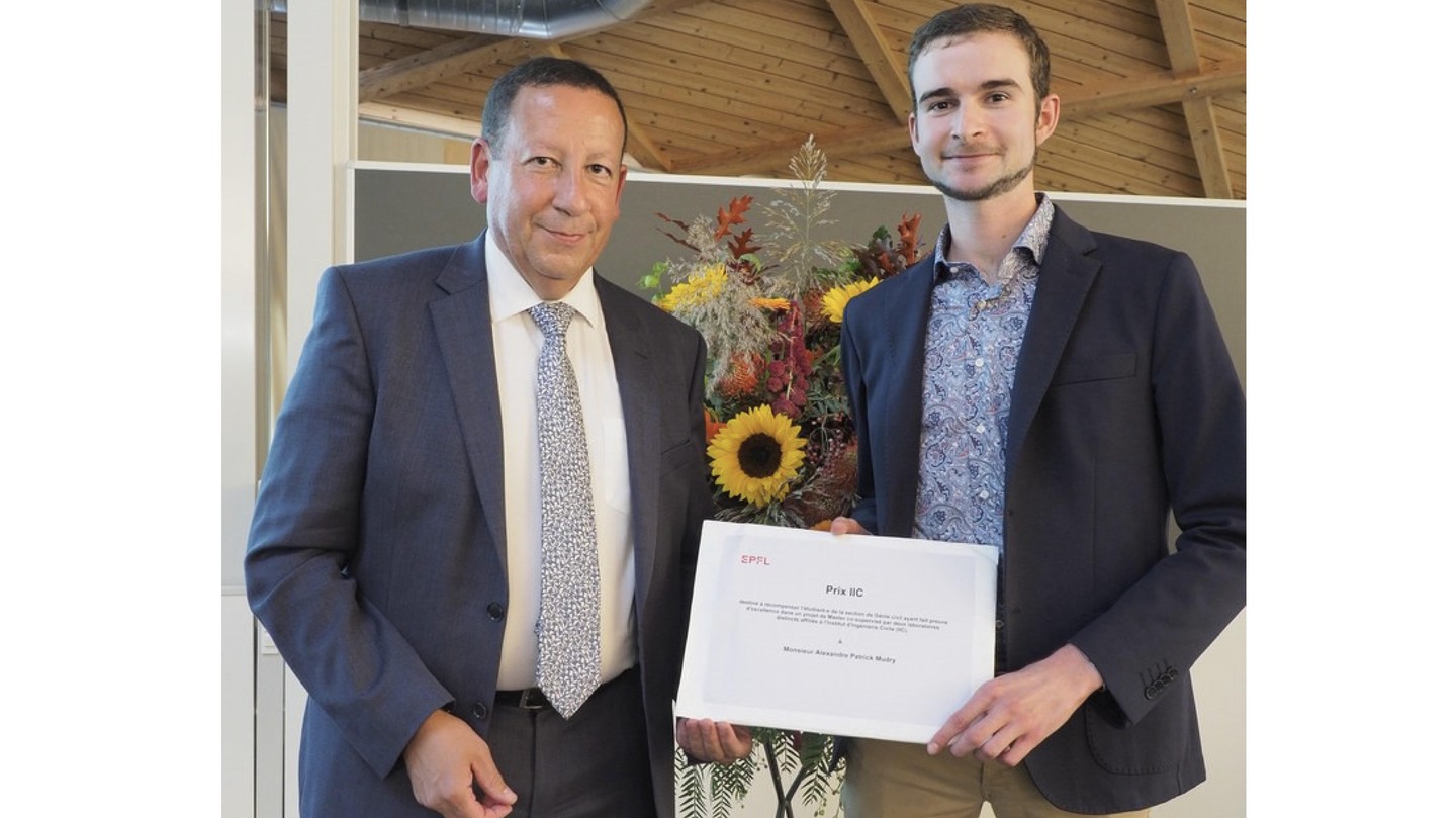 Interdisciplinary MS thesis award in Civil Engineering - EPFL