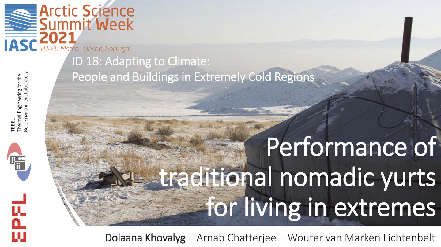 ASSW 2021: People and Buildings in Extremely Cold Regions - EPFL