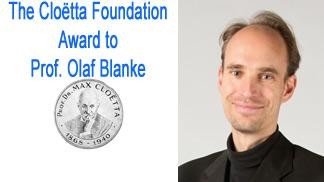 The 2012 Cloëtta Foundation Award to Olaf Blanke - EPFL