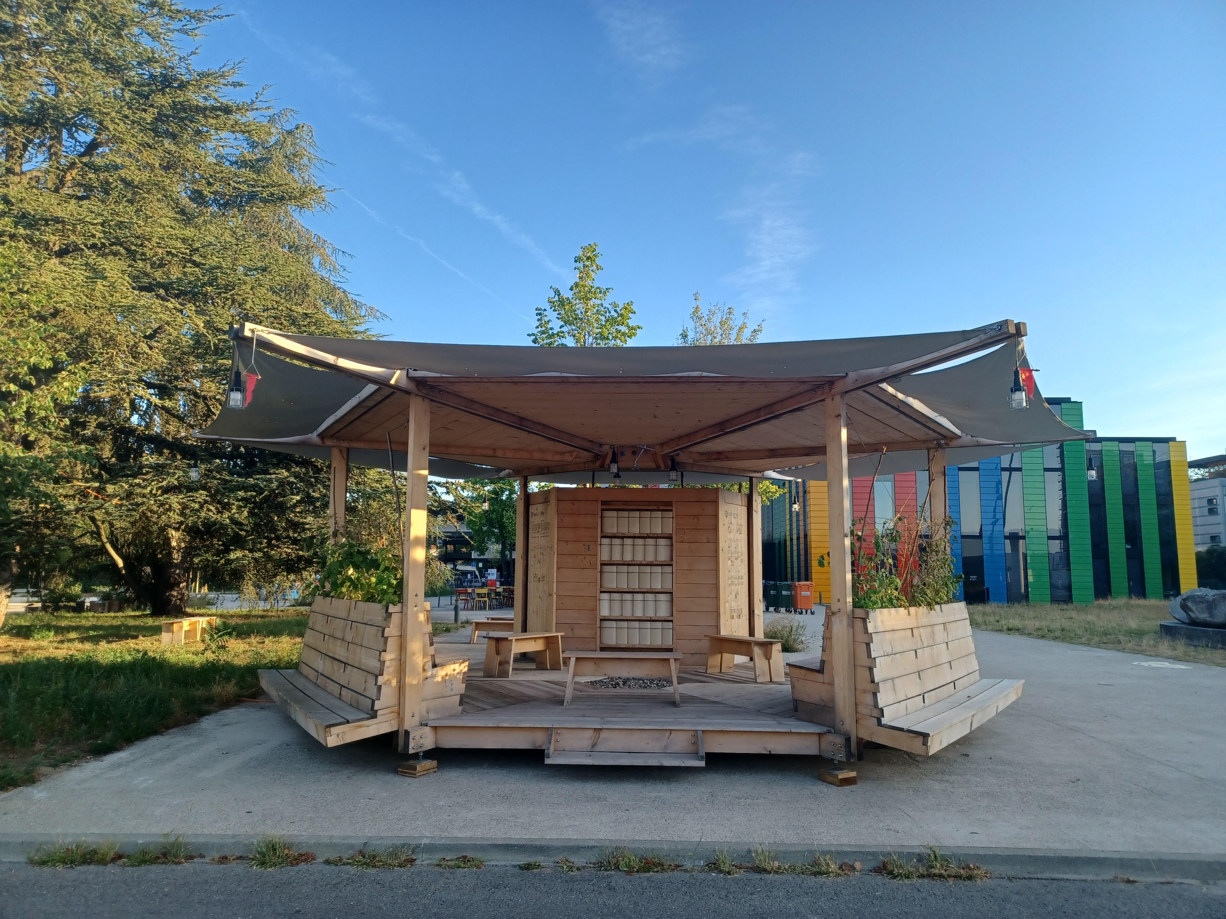 Cool Modular Pavilion, a convivial response to extreme heat - EPFL
