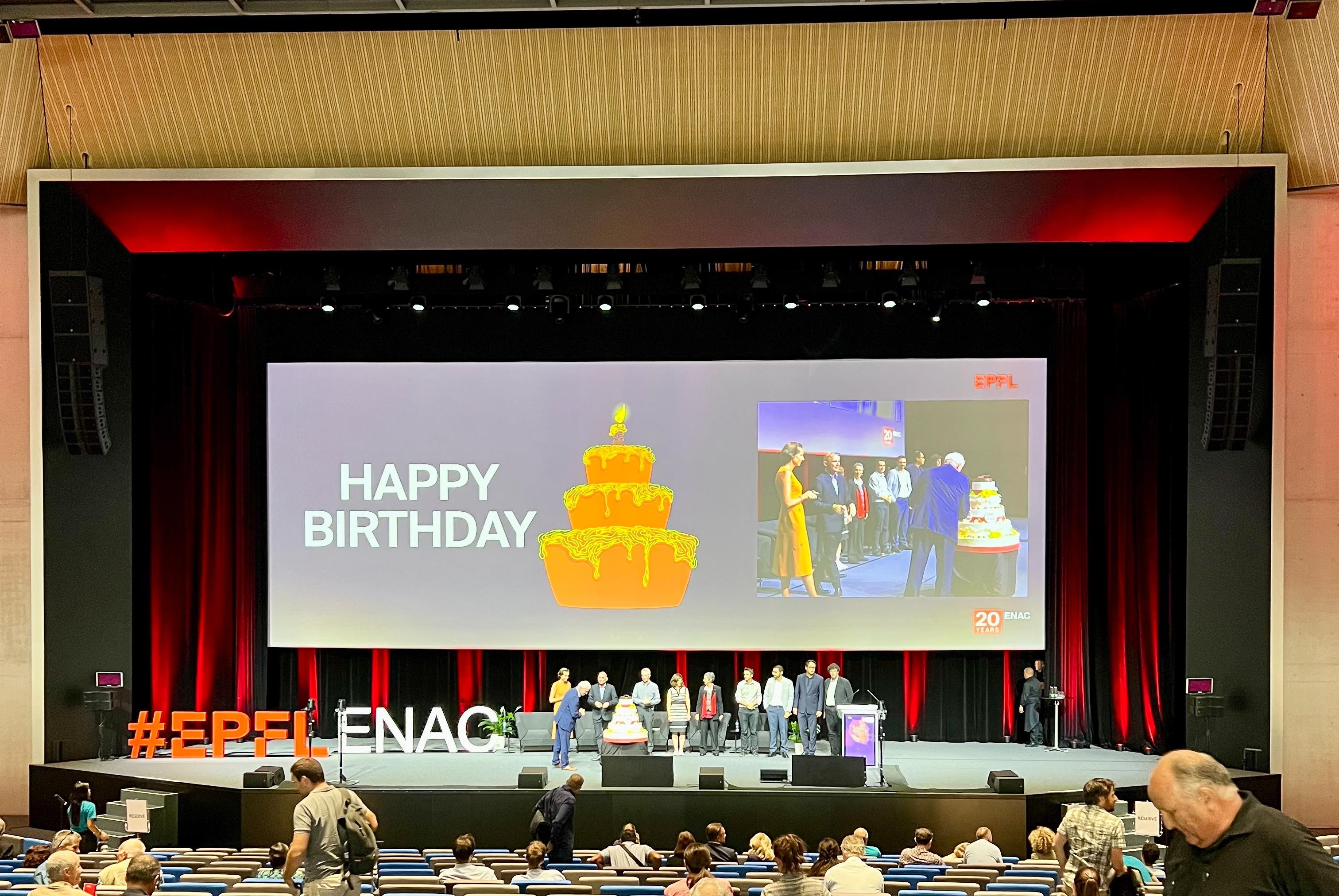 The ICE lab's showcase at the 20th Anniversary Exhibition of ENAC - EPFL