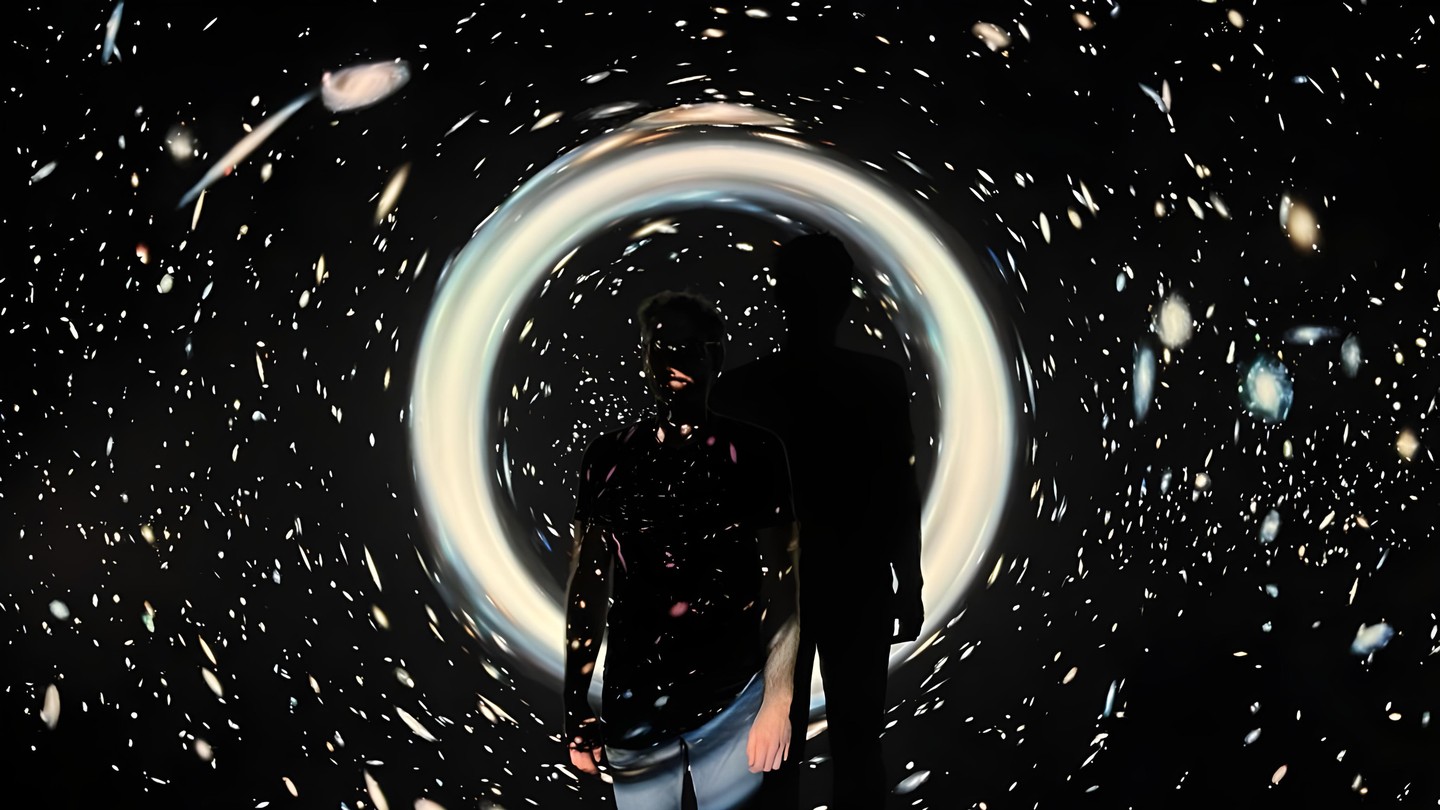 A sensory immersion in galaxies of data to explore the cosmos - EPFL