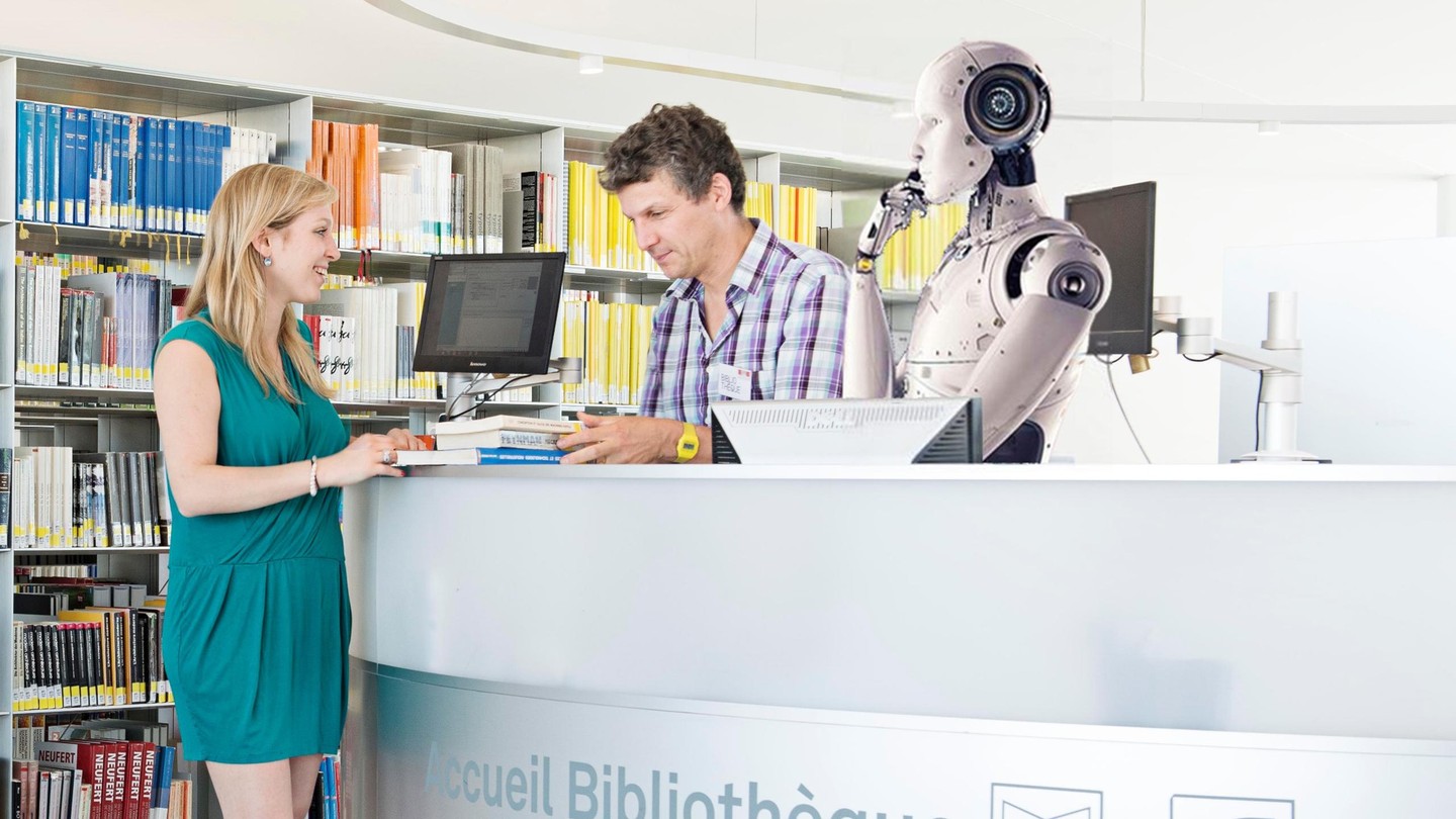 Geppetto: the librarian robot is coming to EPFL - EPFL