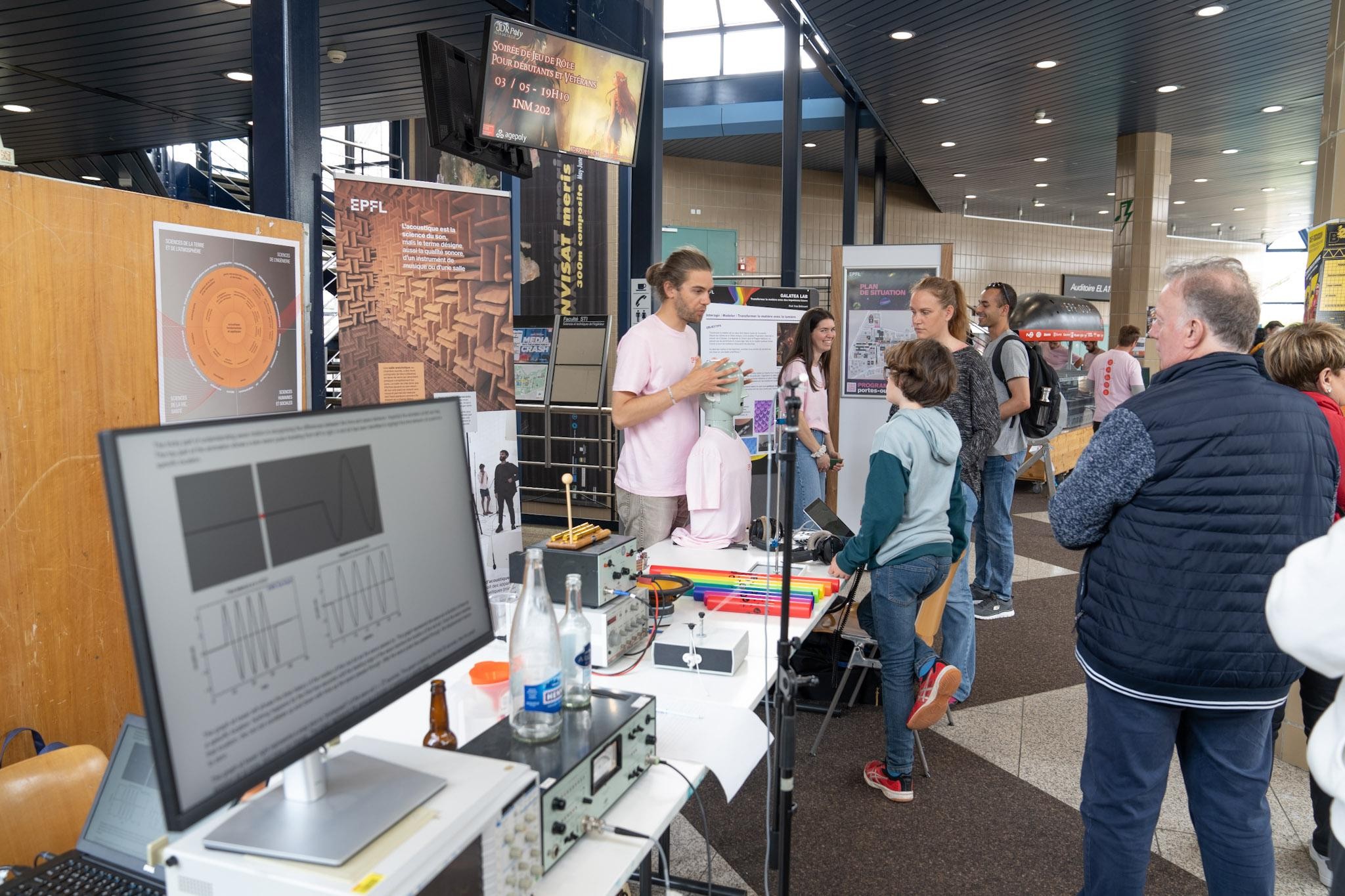 Engineering discovery and fun at the EPFL Open Days - EPFL