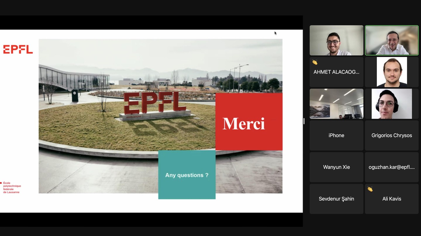 PhD Defense of Mehmet Fatih Sahin - EPFL