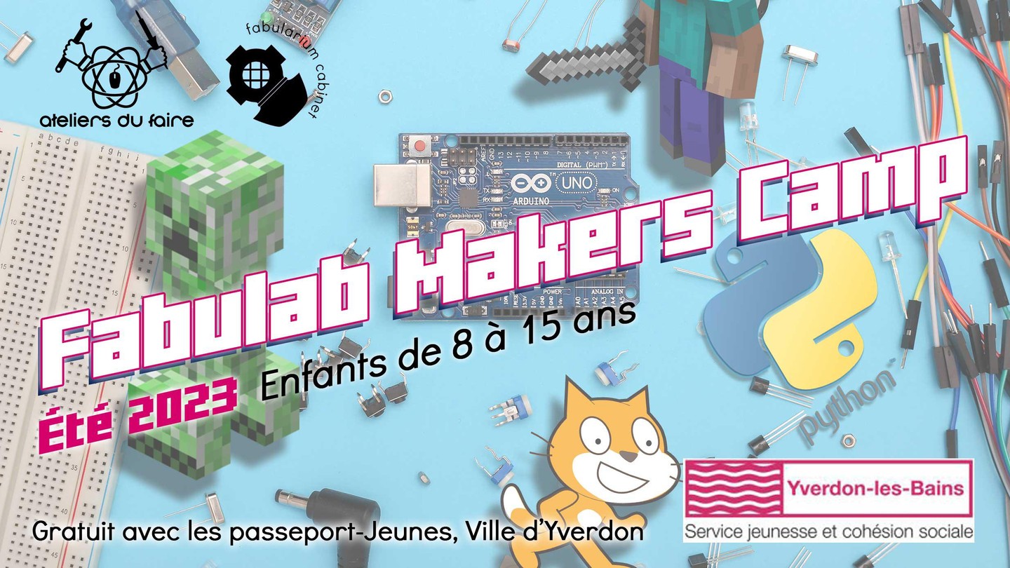 Fabulab Makers Camp, été 2023 - EPFL
