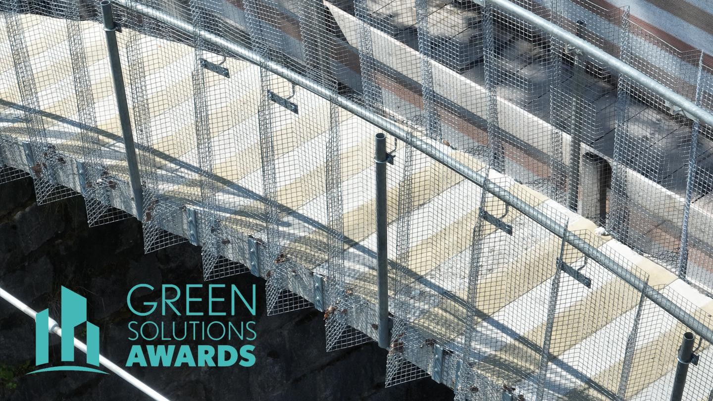 The ReCrete footbridge awarded twice at the Green Solutions Awards! - EPFL