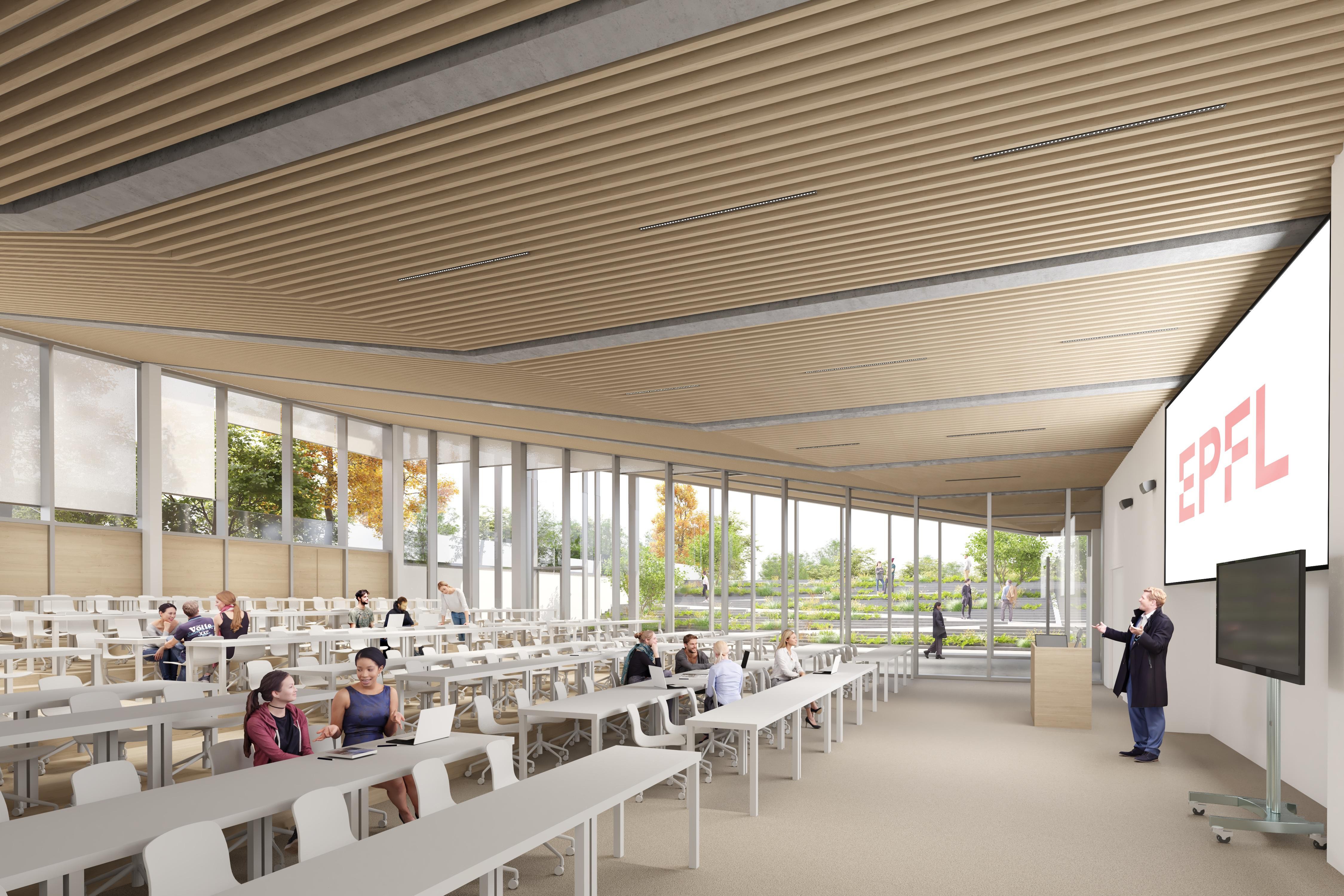 Teaching placed front and center on EPFL's Lausanne campus - EPFL