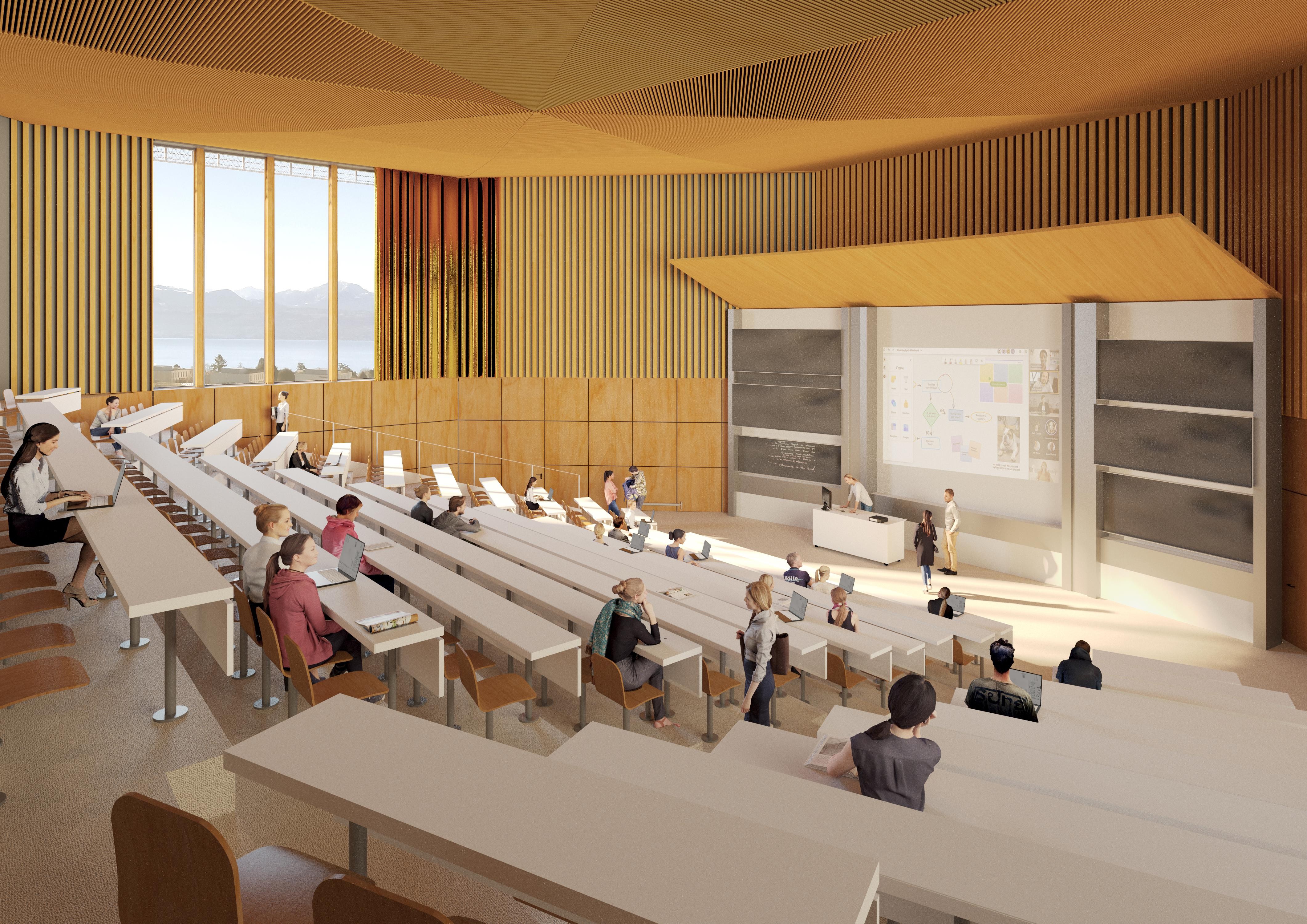 Un nouvel écrin pour l'enseignement au cœur du campus - EPFL