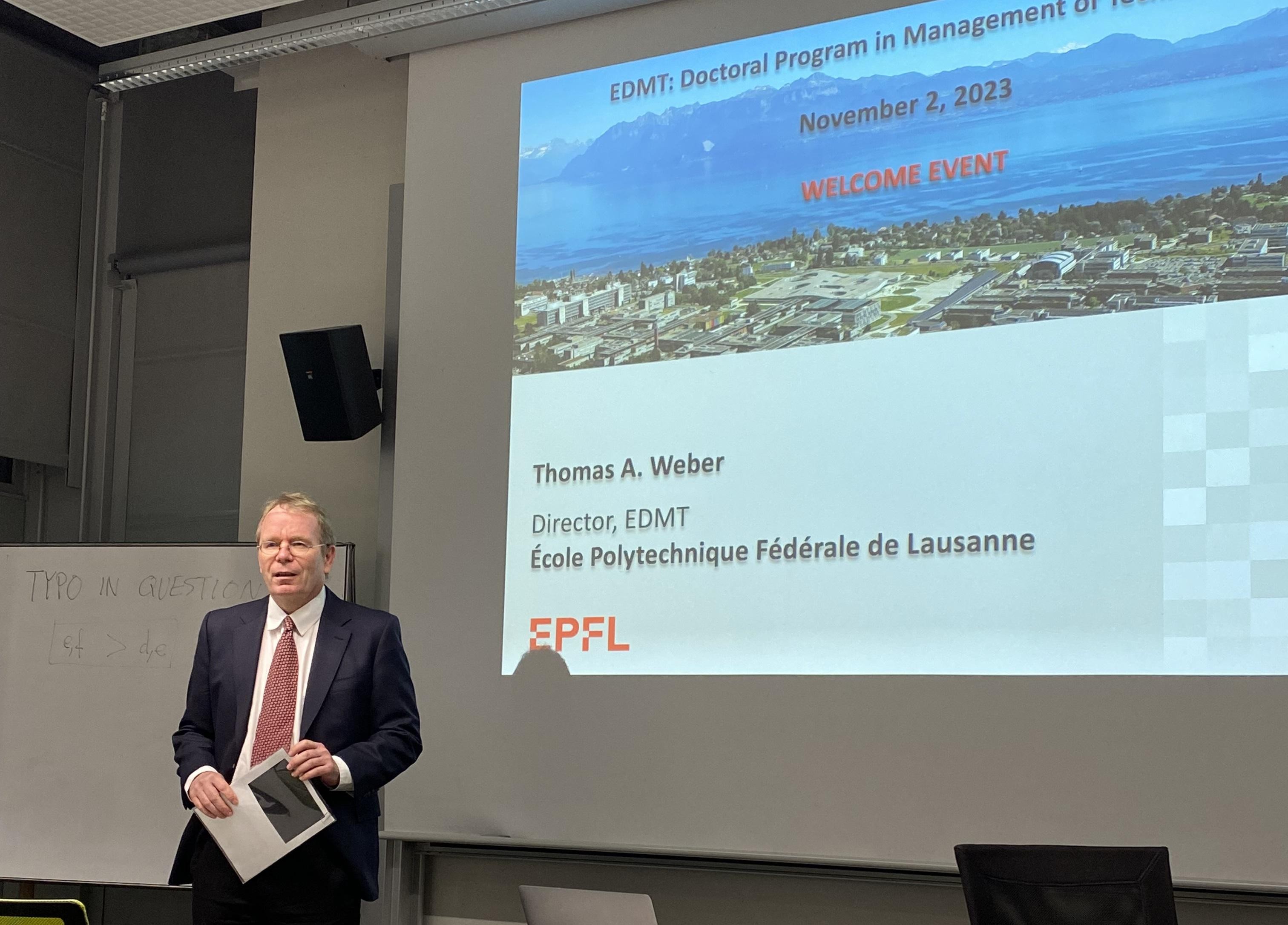 Welcome to the new EDMT doctoral students! - EPFL