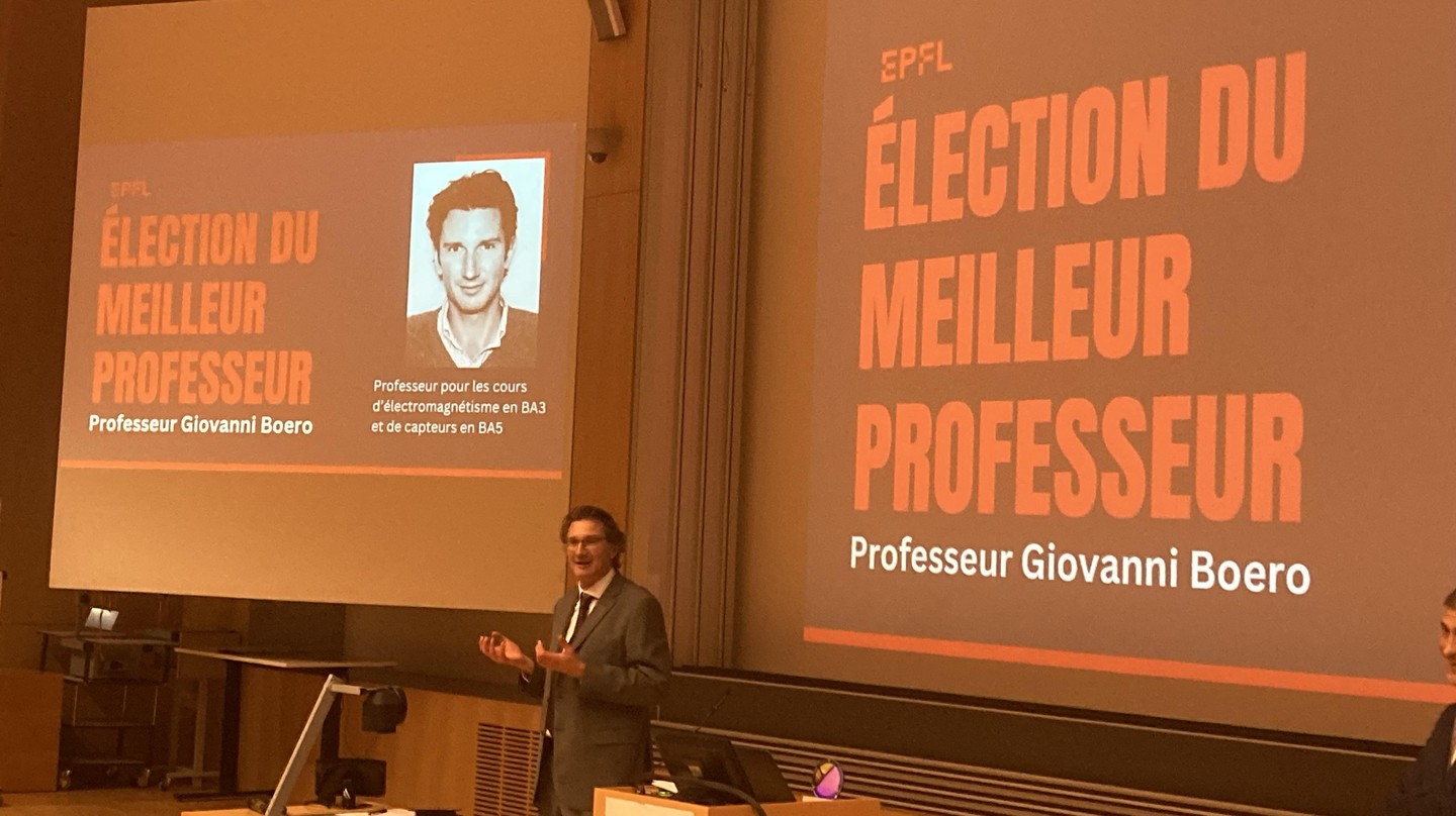 LMIS1 at Graduation Ceremony for Microengineering Bachelor Students - EPFL