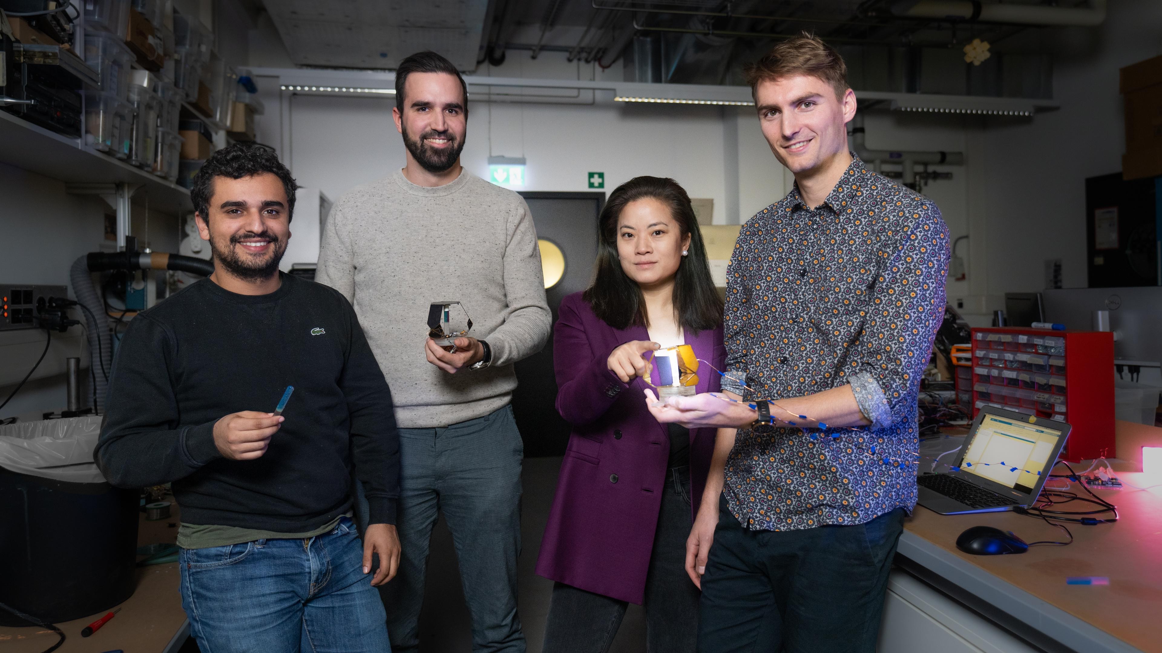 Un capteur basé sur la couleur reproduit la sensibilité de la peau - EPFL