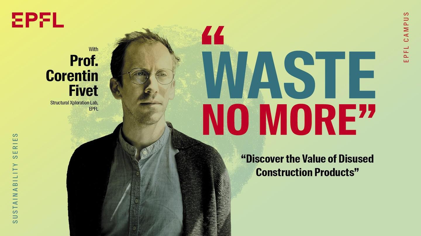 Public lecture at EPFL, Sustainability Series - EPFL