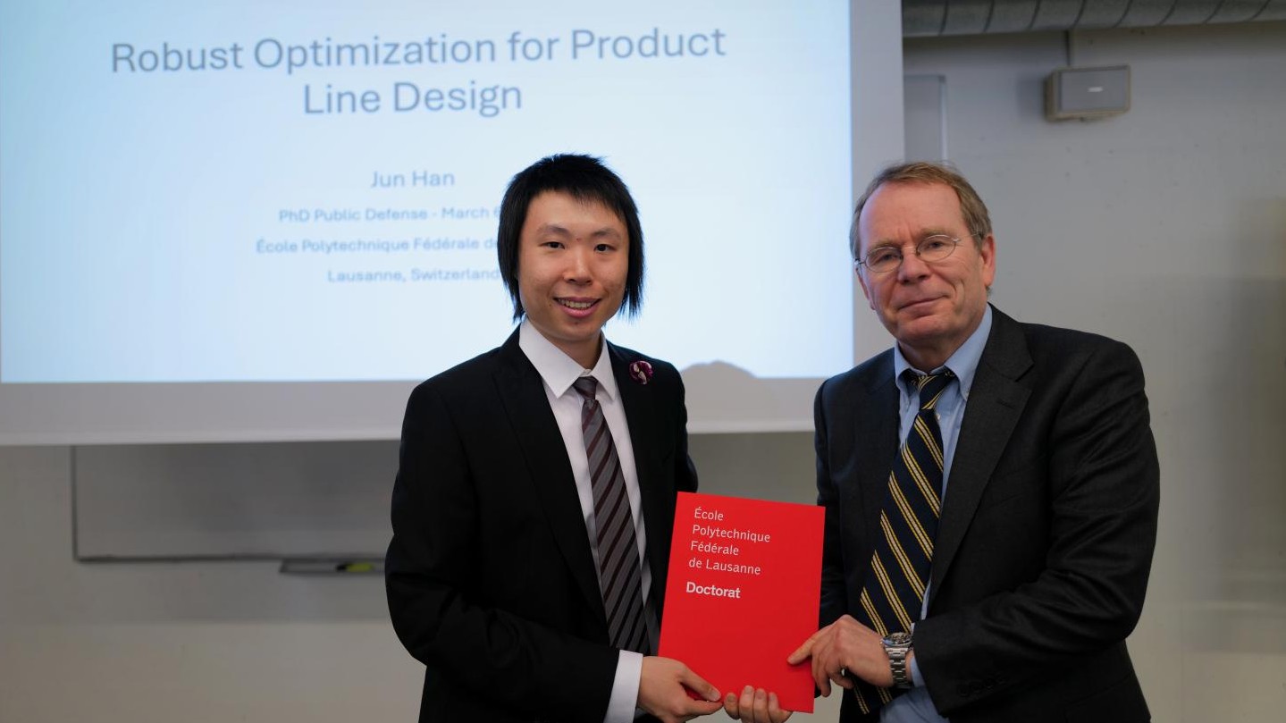 Congratulations to Jun Han on earning his doctorate! - EPFL