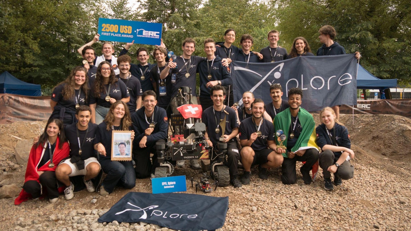 EPFL Xplore wins first place at the 2025 European Rover Challenge - EPFL