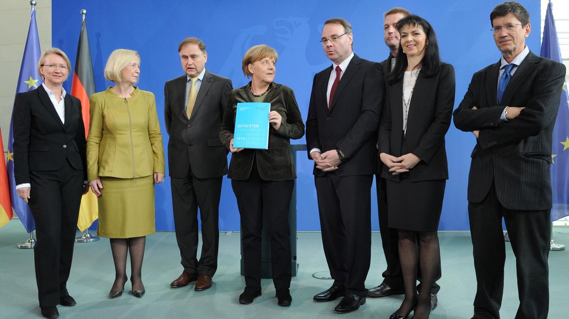 Prof. Foray meets Angela Merkel - EPFL