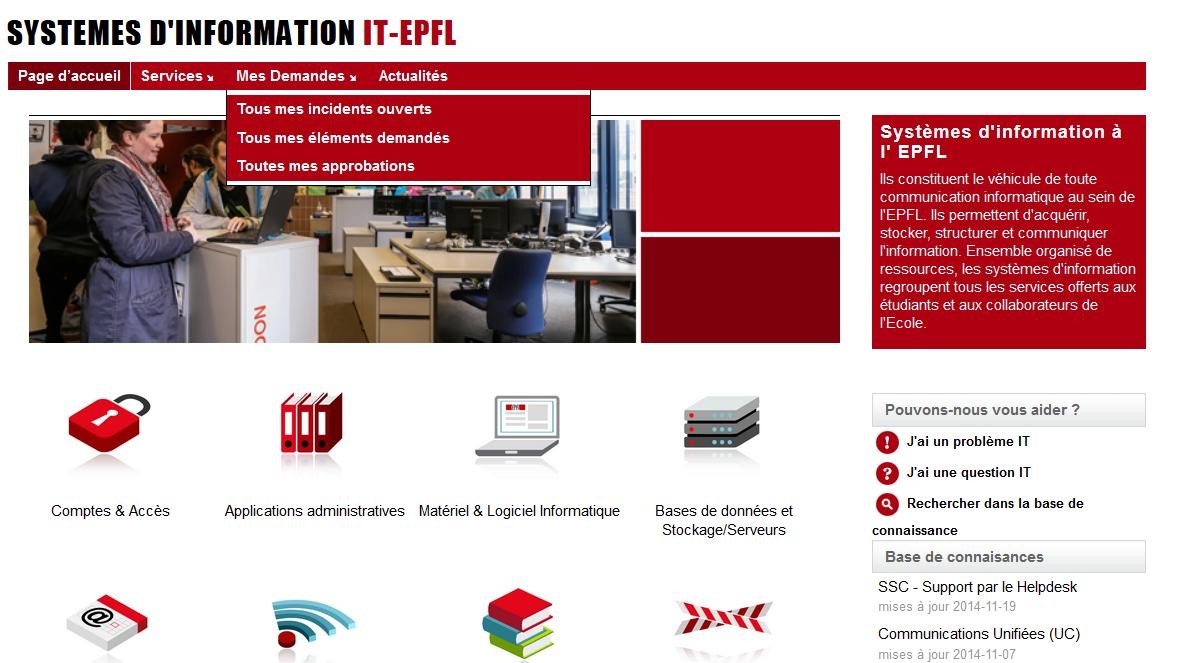 New functionalities on it.epfl.ch! - EPFL