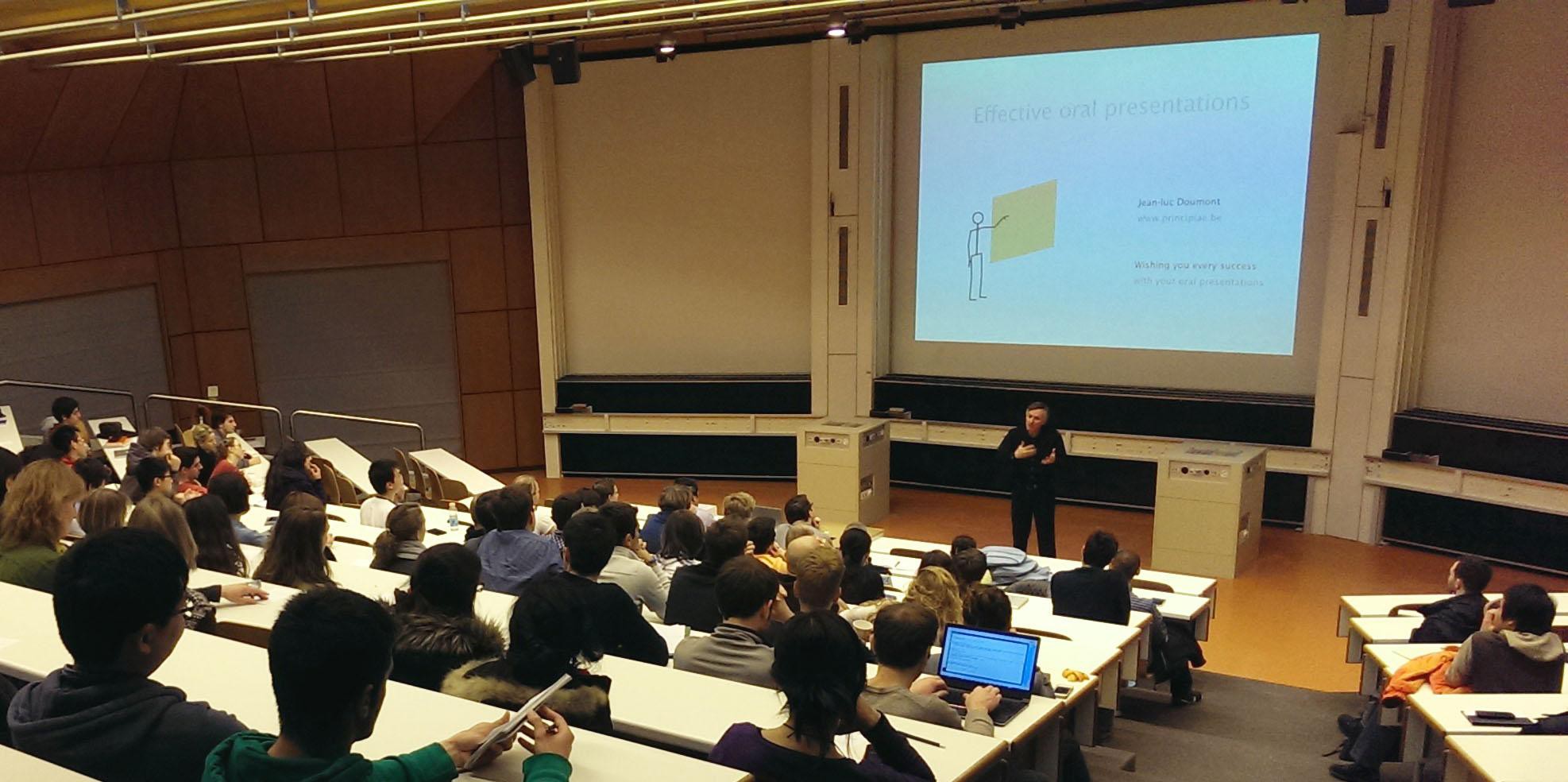 Visiting Lecturer: Jean-luc Doumont, Principiae - EPFL Visiting Lecturer: Jean-luc Doumont, Principiae - EPFL