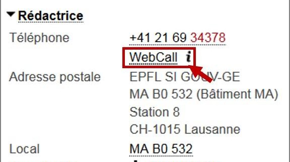 WebCall? - EPFL