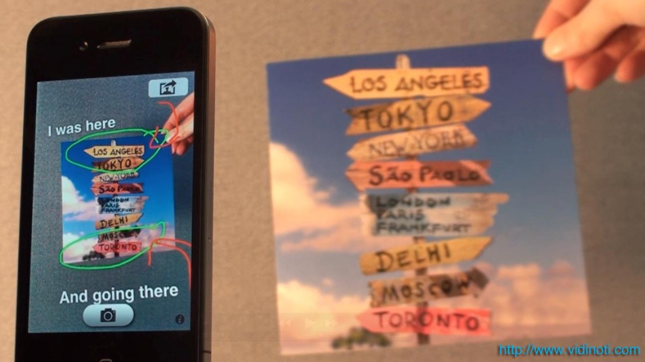 Augmented reality in an iPhone app - EPFL