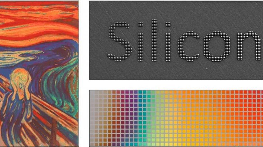 Silicon nanostructures for bright field full color prints - EPFL