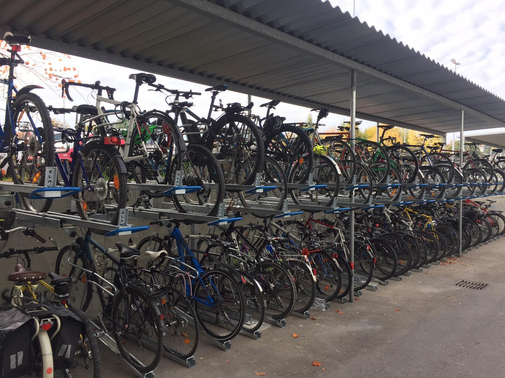 600 additional bike parking spaces