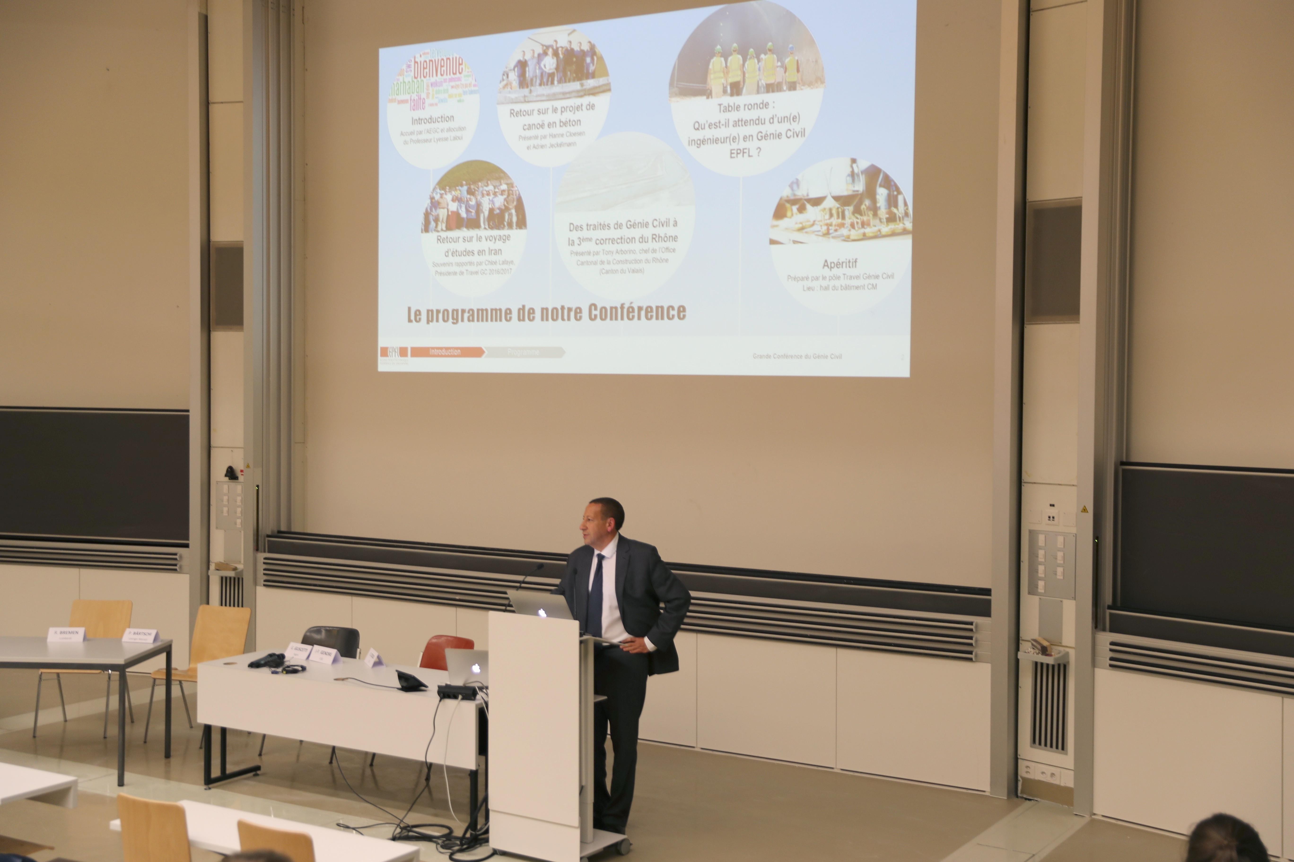 Grande conférence du Génie Civil du 31 octobre 2017 - EPFL