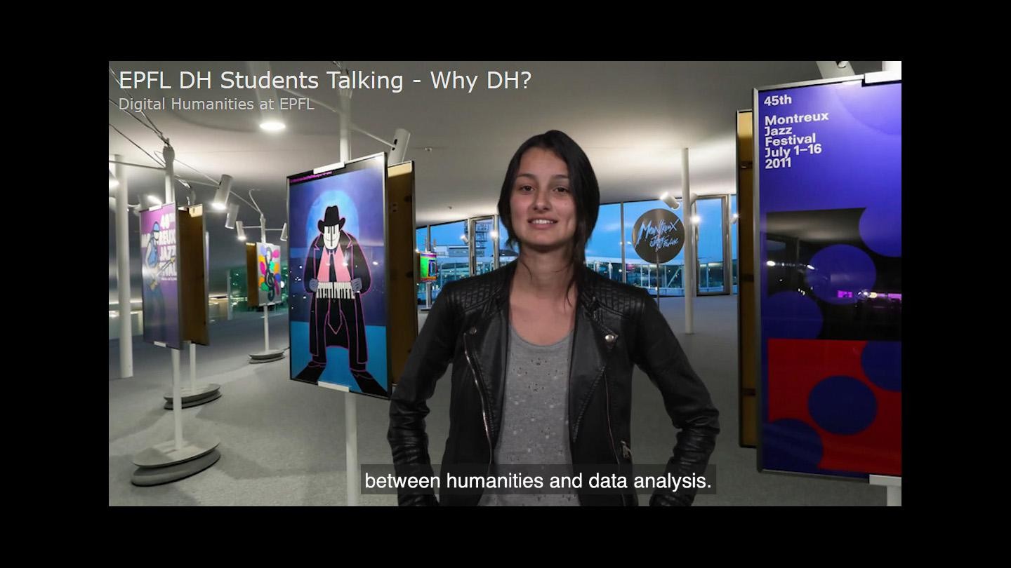 Why did they choose to study Digital Humanities at EPFL? - EPFL