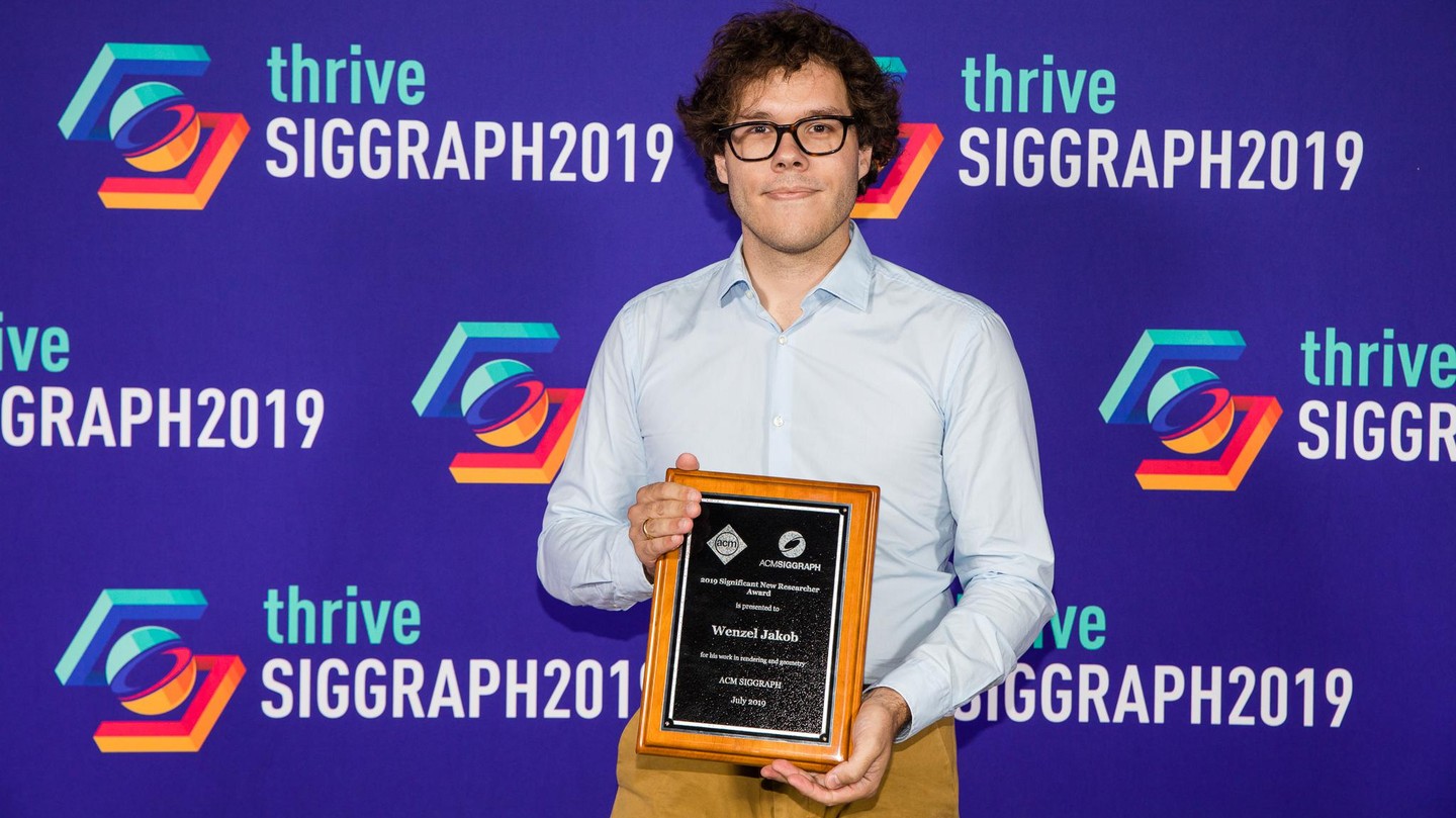 Wenzel Jakob wins ACM SIGGRAPH Significant New Researcher Award - EPFL