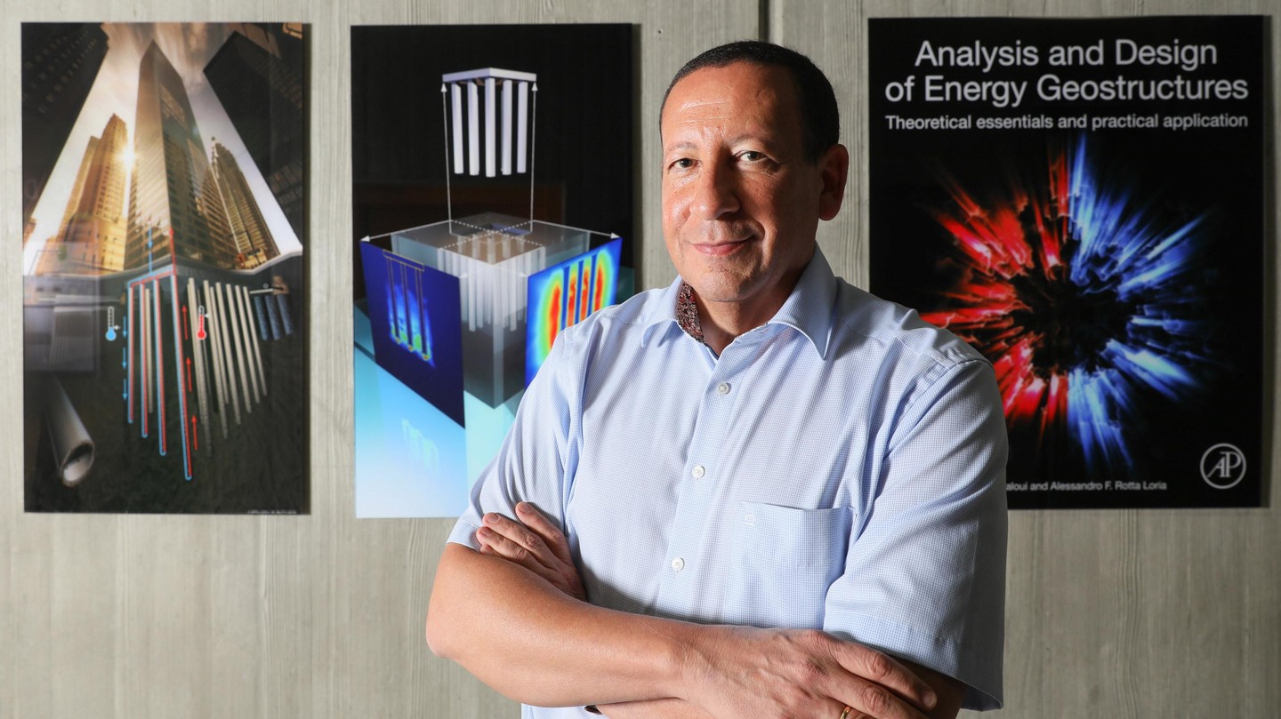 Interview by Prof. Laloui on the RTS about energy geostructures - EPFL