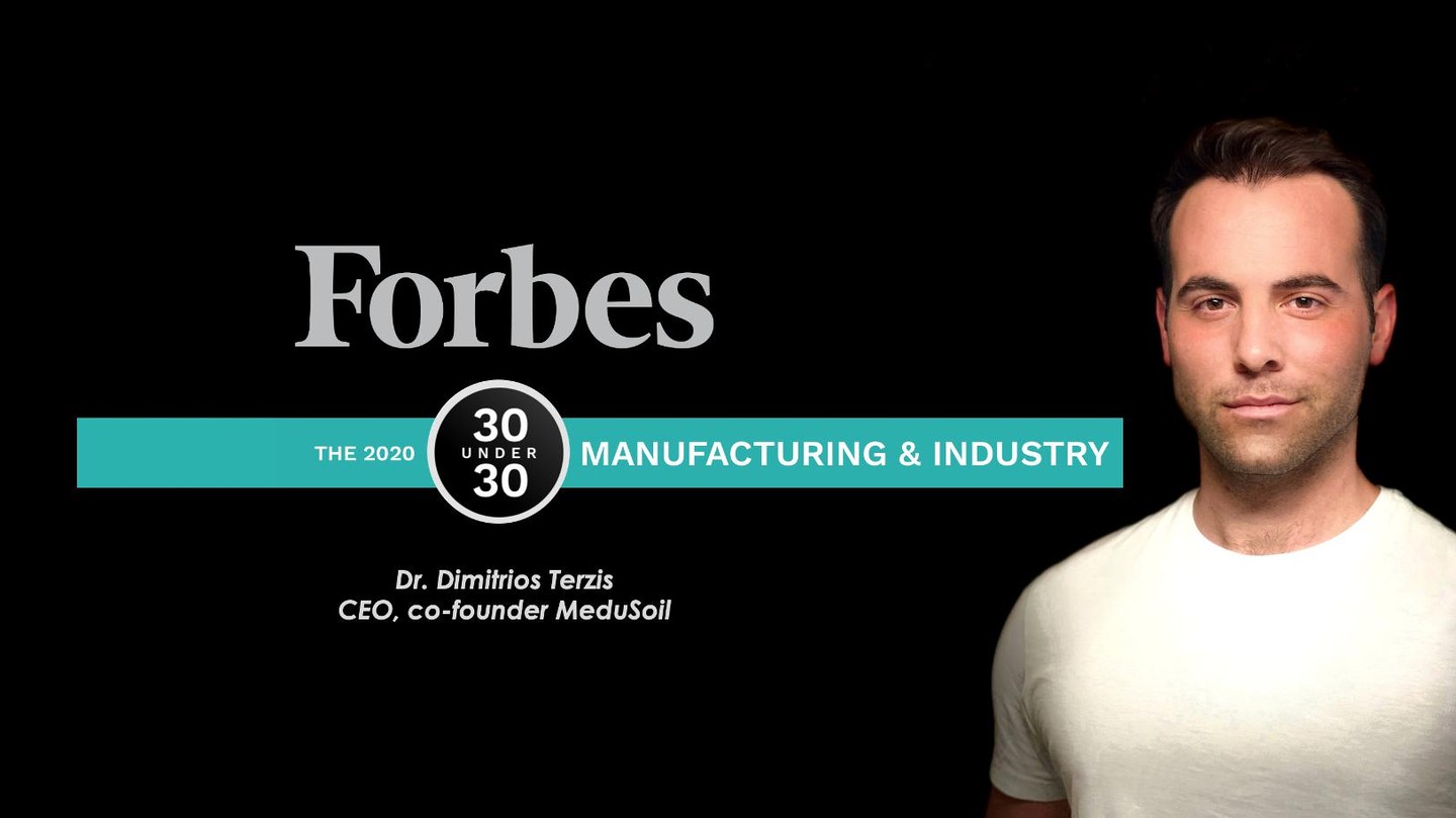 Dr. Terzis in the prestigious Forbes 2020 list of 30Under30 Europeans ...