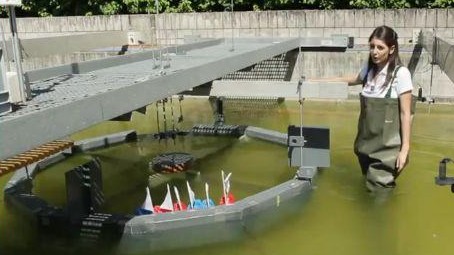 A floating port for docking boats offshore - EPFL