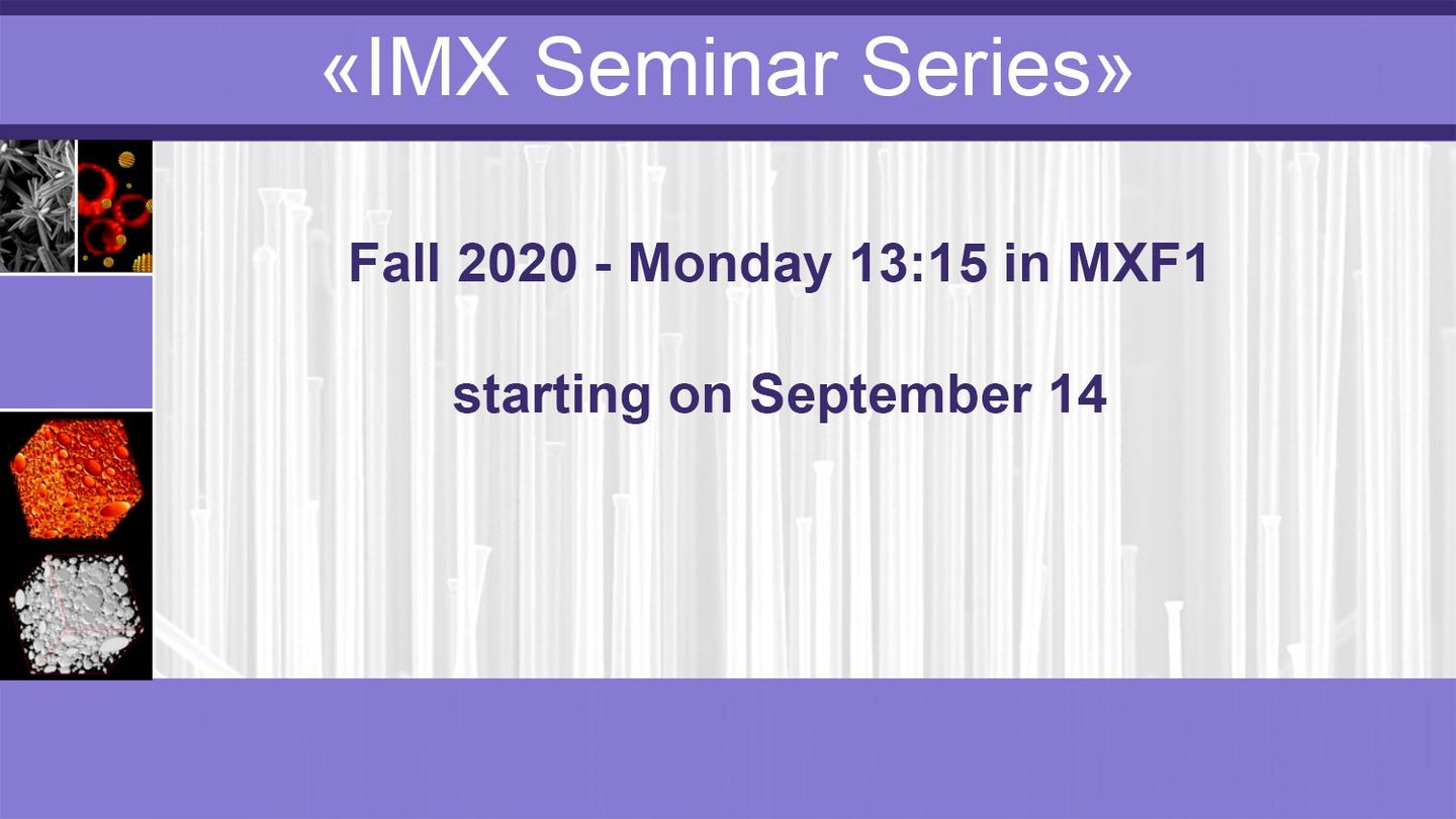 IMX Seminar Series - EPFL