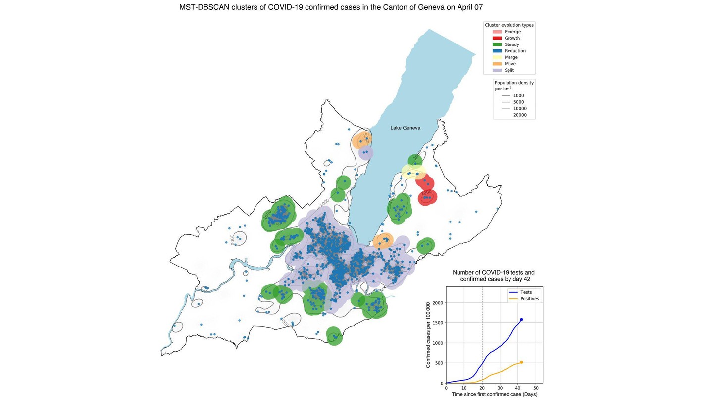 Geospatial digital monitoring of COVID-19 cases - EPFL