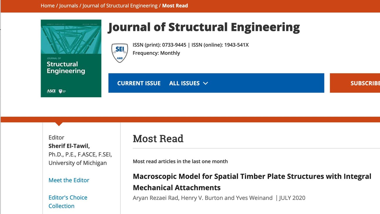 Civil Engineering Institute – IIC ‒ ENAC ‐ EPFL