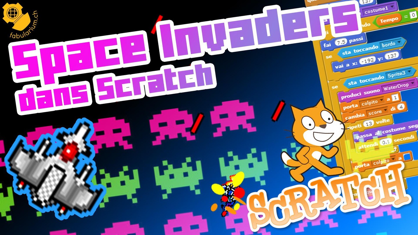 Space Invaders dans Scratch : enfants de 08 à 10 ans - EPFL