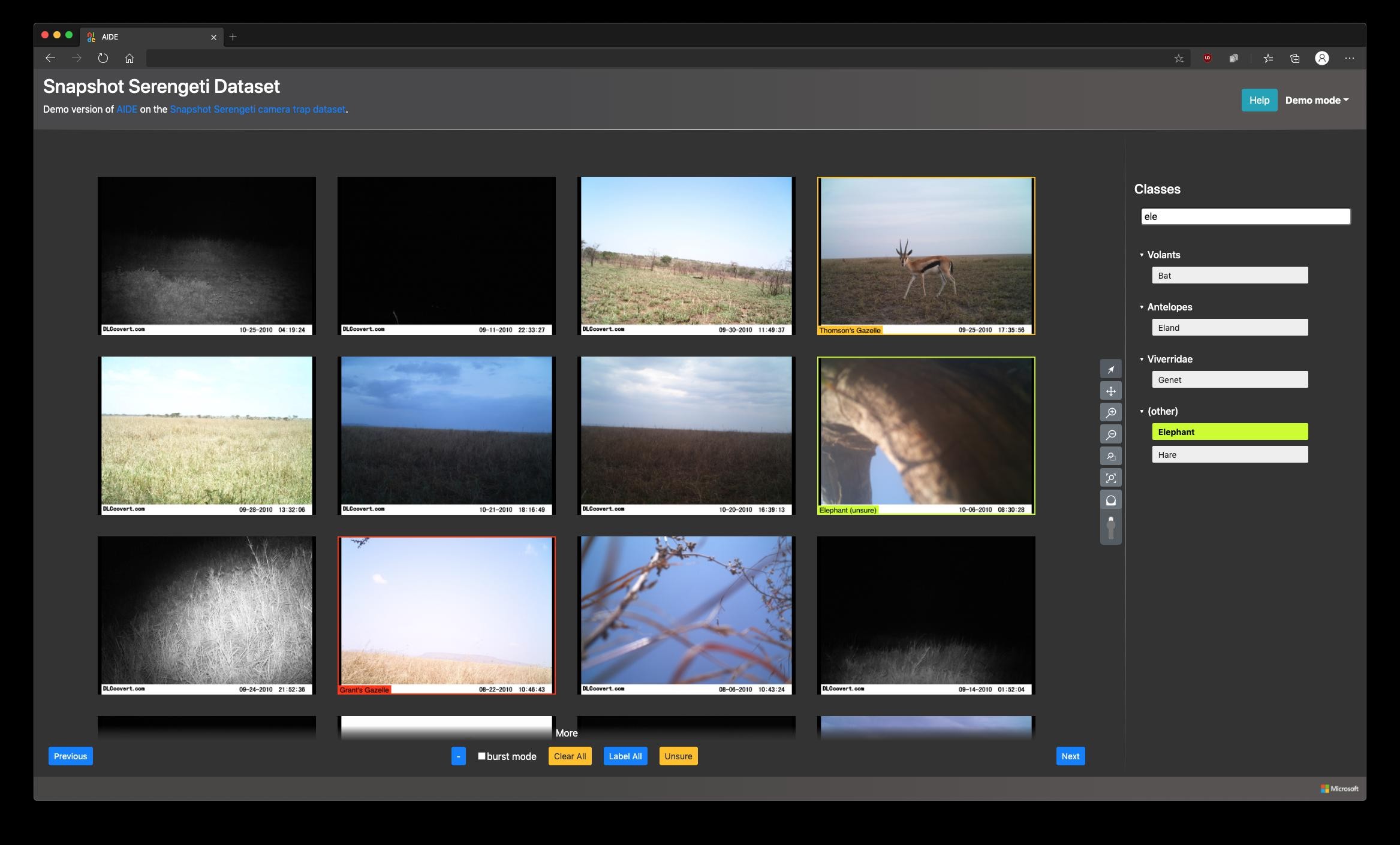Annotating, detecting and counting wild animals has never been easier ...