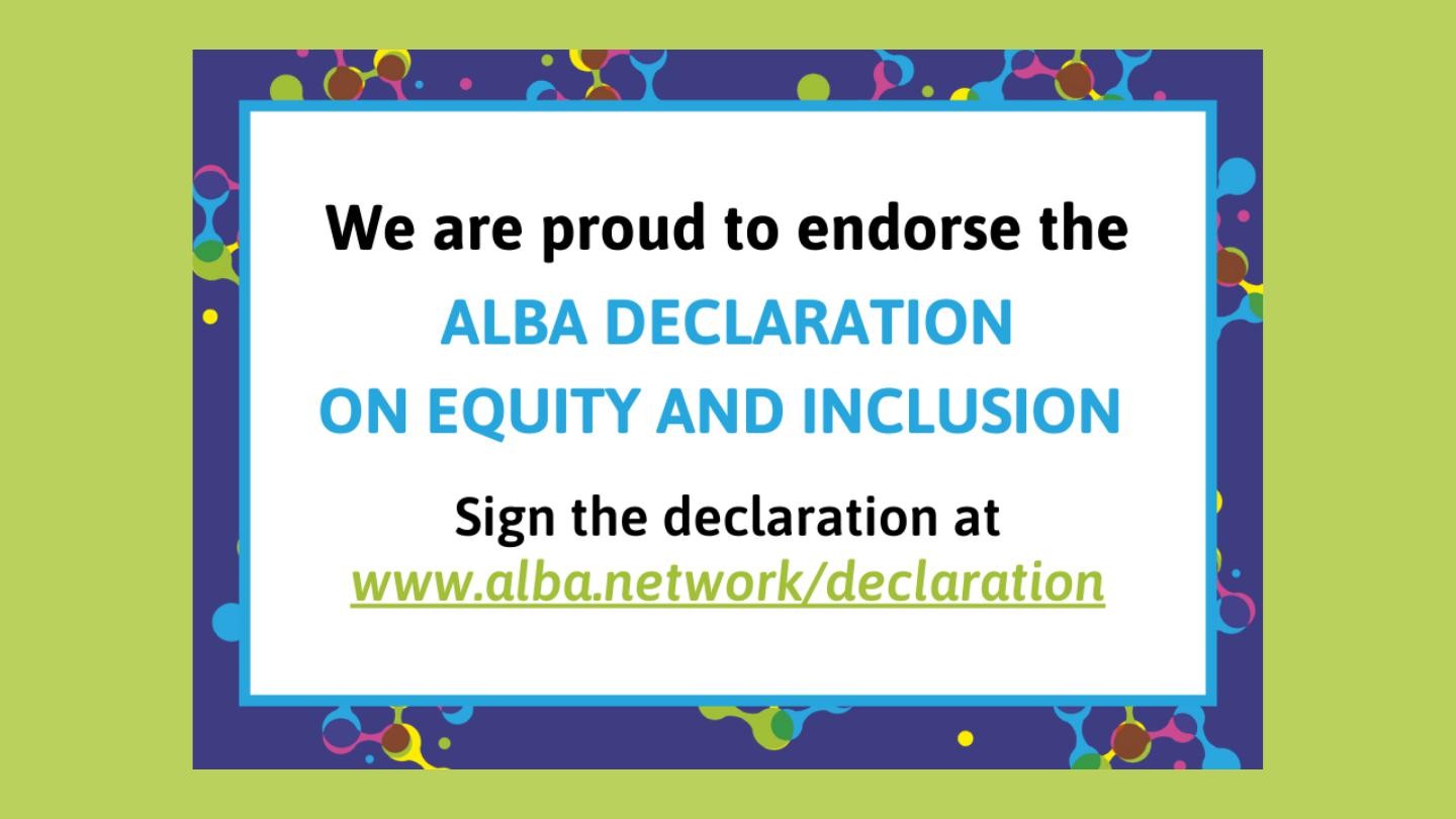 Launch of the ALBA Declaration on Equity and Inclusion - EPFL