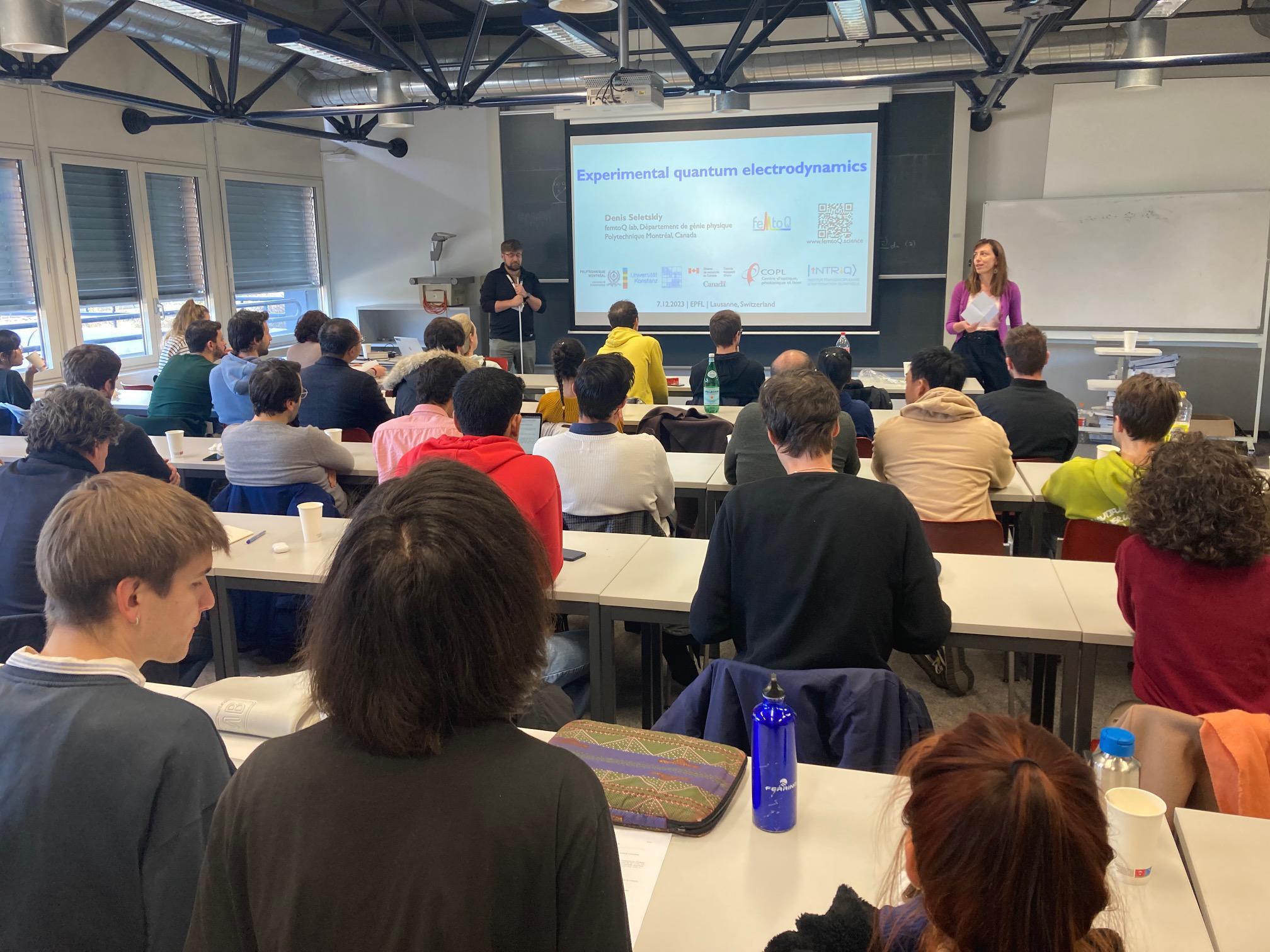 QSE Center lecture series brings global quantum experts to EPFL - EPFL